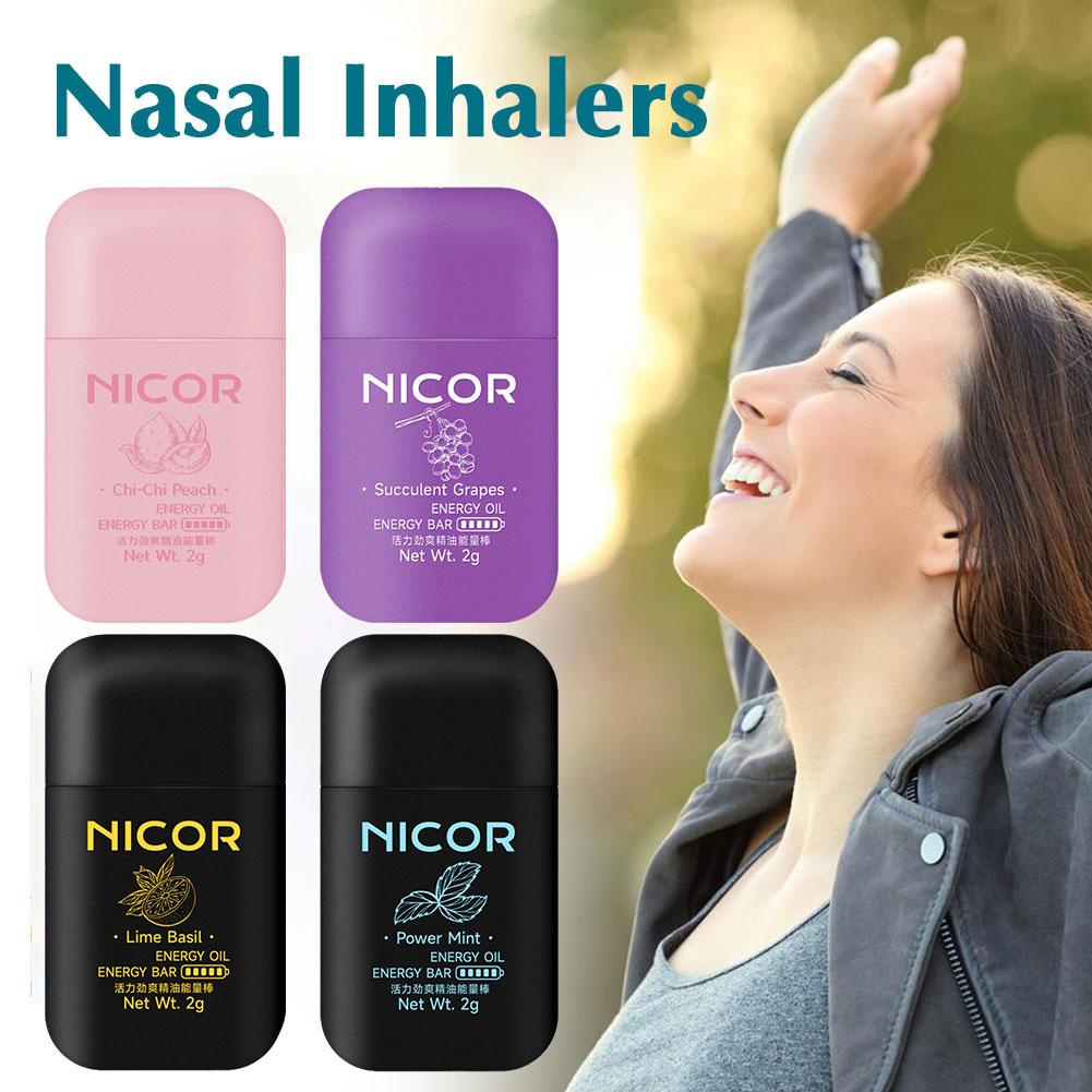 【Ready Stock】4 Style Nasal Inhalers For Essential S Double Hole Energy ...
