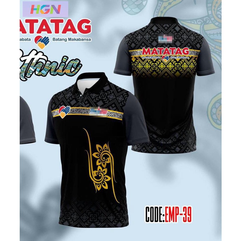 MATATAG UNIFORM SUBLIMATION DEPED BADGE TSHIRT FOR MEN AND WOMEN POLO ...