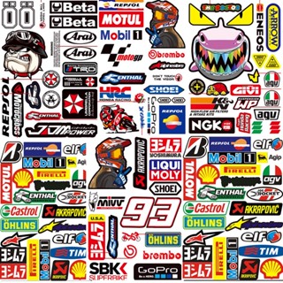1 Set Reflective Motorcycle Side Strip Bike Helmet Sticker Car Vinyl ...
