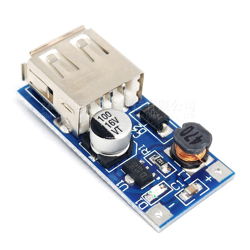 DC DC 0.9V-5V to 5V 600MA Power Bank Charger Step Up Boost Converter ...