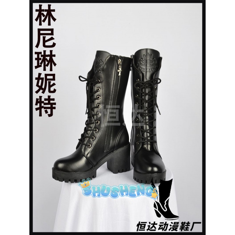 Genshin Impact Lynette Cosplay Shoes Fashion Cosplay Unisex Boots new ...