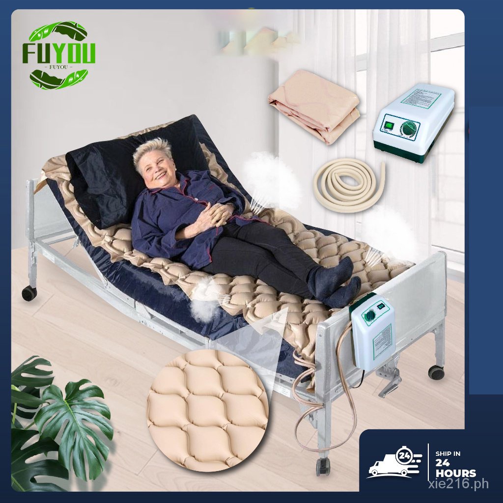 Air Bed Mattress Alternating Bubble Ripple Mattress With Adjustable ...