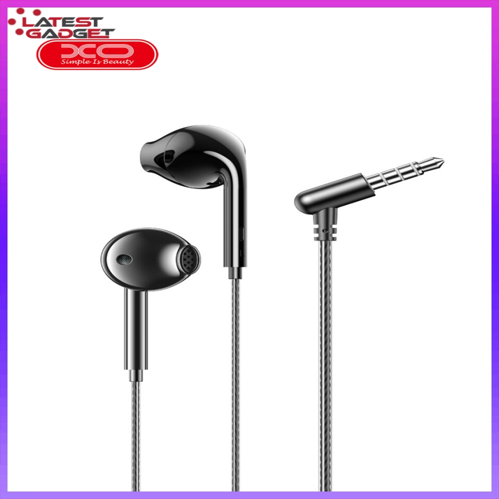 LatestGadget XO EP62 High Turbine Ear type Curved Plug Earphone 3.5MM ...