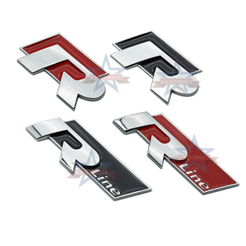 Volkswagen Retrofit Car Emblem Alloy Sticker R Car Logo Volkswagen ...