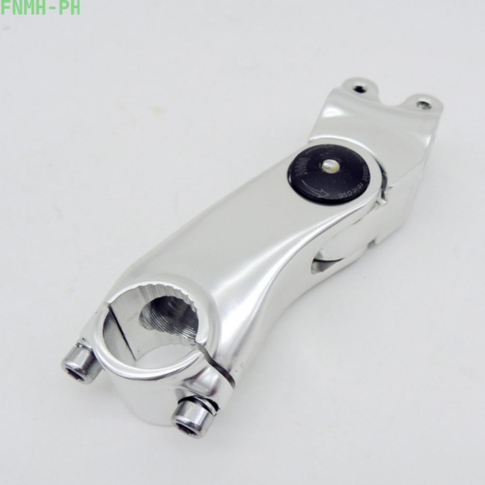 Reliable Silver Bike Stem for 25 4MM Handbars Adjustable Angle 95mm ...