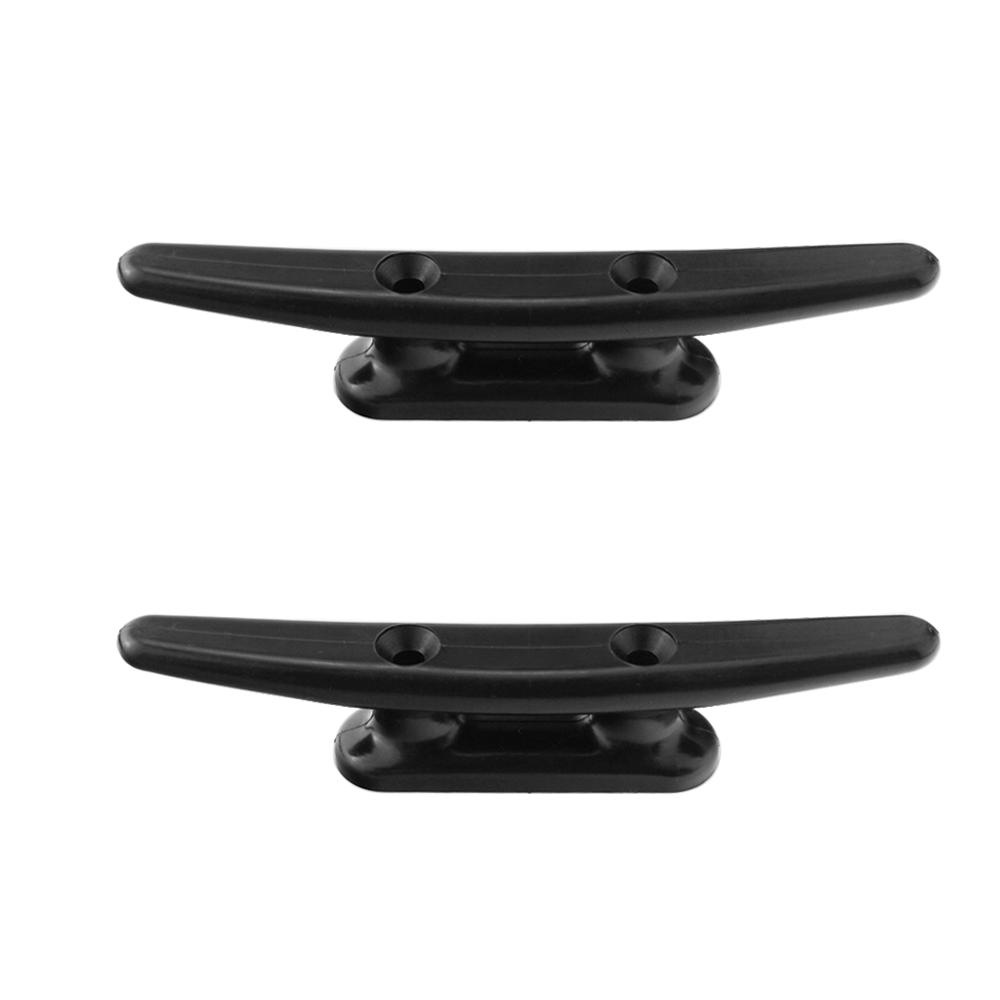 Boat Marine Accessories 152 200mm Nylon Plastic Low Flat Cleat Open ...