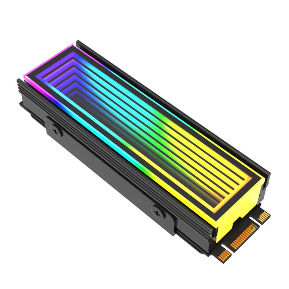 M.2 Nvme Heat Sink 5V 3PIN ARGB SSD Cooler Radiator Heat-resistance for ...