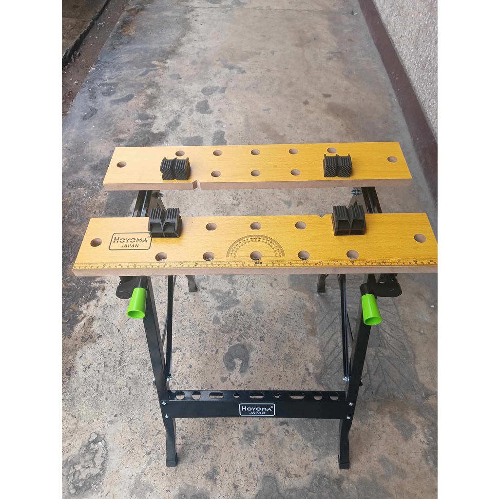 HOYOMA JAPAN FOLDING CLAMPING WORK BENCH WITH MOVABLE PEGS WB-002 ...