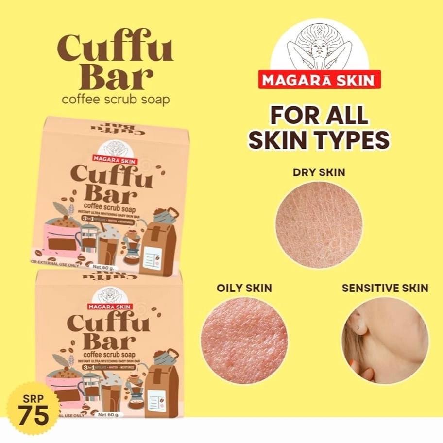 CUFFU BAR COFFEE SCRUB SOAP 60G | Shopee Philippines