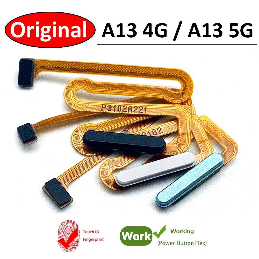 For Samsung Galaxy A13 4G A135F / A13 5G A136B Home Button Fingerprint ...