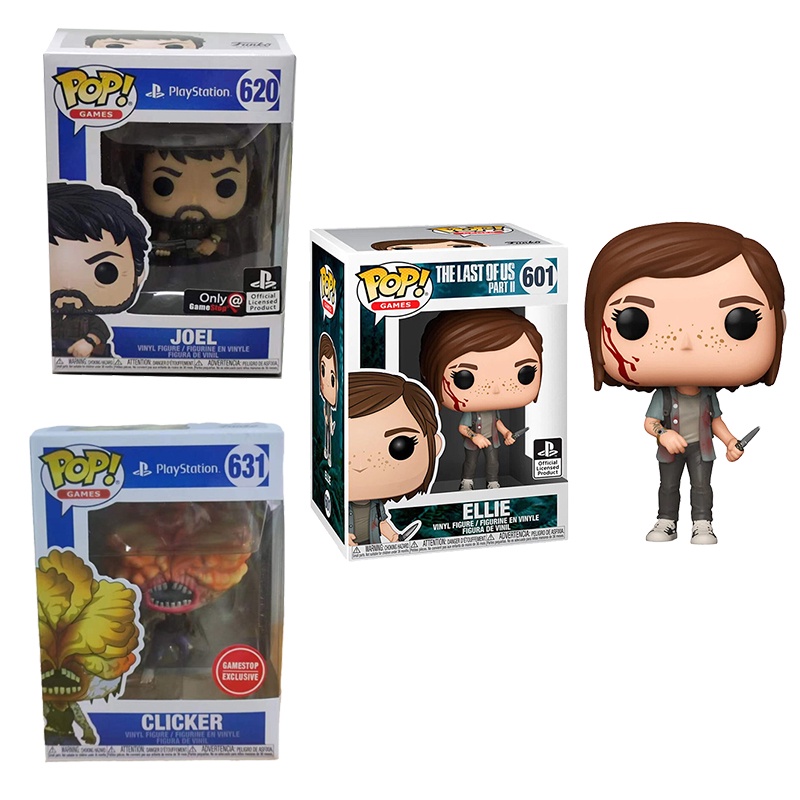 Funko Pop The Last of Us Part 2 ELLIE 601 Playstation Joel 620 Clicker ...