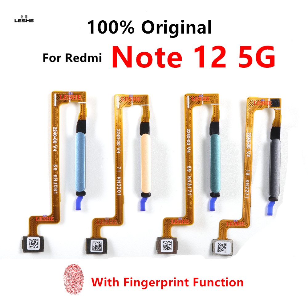 Repair Fingerprint Scanner For Xiaomi Redmi Note 12 5G ID Home Button ...