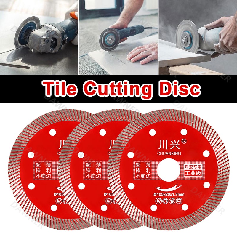 105mm 4 Inch Super Thin Diamond Cutting Disc For Stone Porcelain Tile ...
