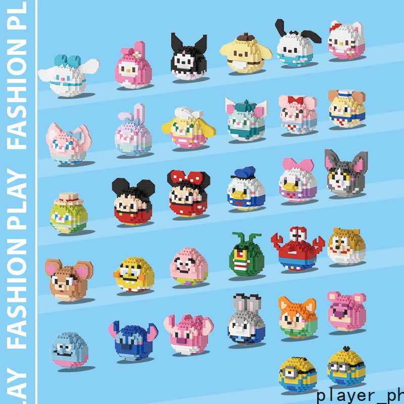 Sanrio Mickey Mouse SpongeBob SquarePants LEGO Cartoon Particles ...