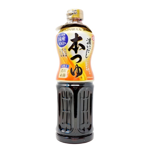 KIKKOMAN HON TSUYU Dark Dashimoto Tsuyu BASE FOR NOODLES, 500ml 1 liter ...