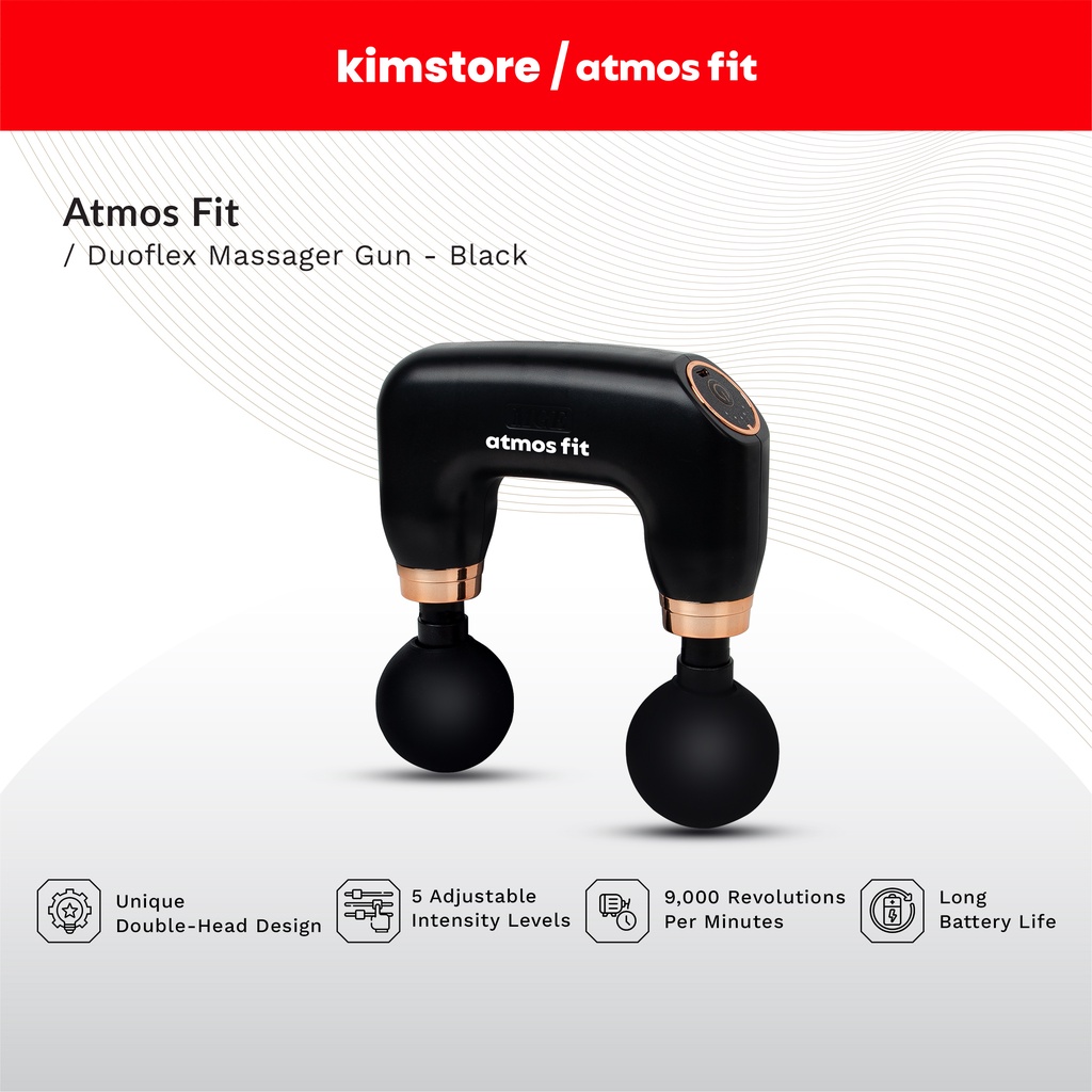 Atmos Fit DuoFlex Massager Gun | Shopee Philippines