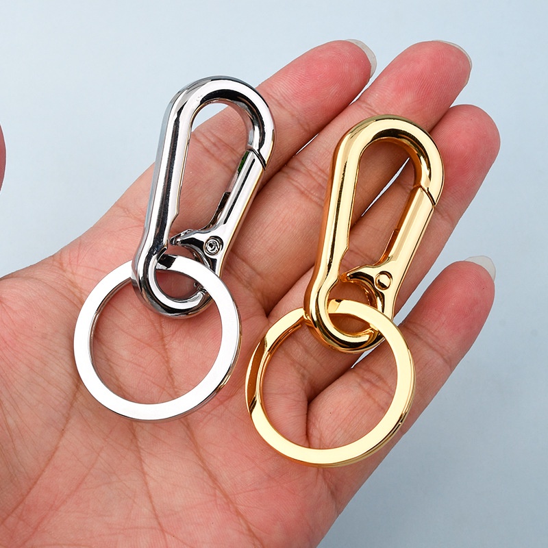 Simple Metal Keychains Creative Men's Business Keyrings Waist Hanging ...