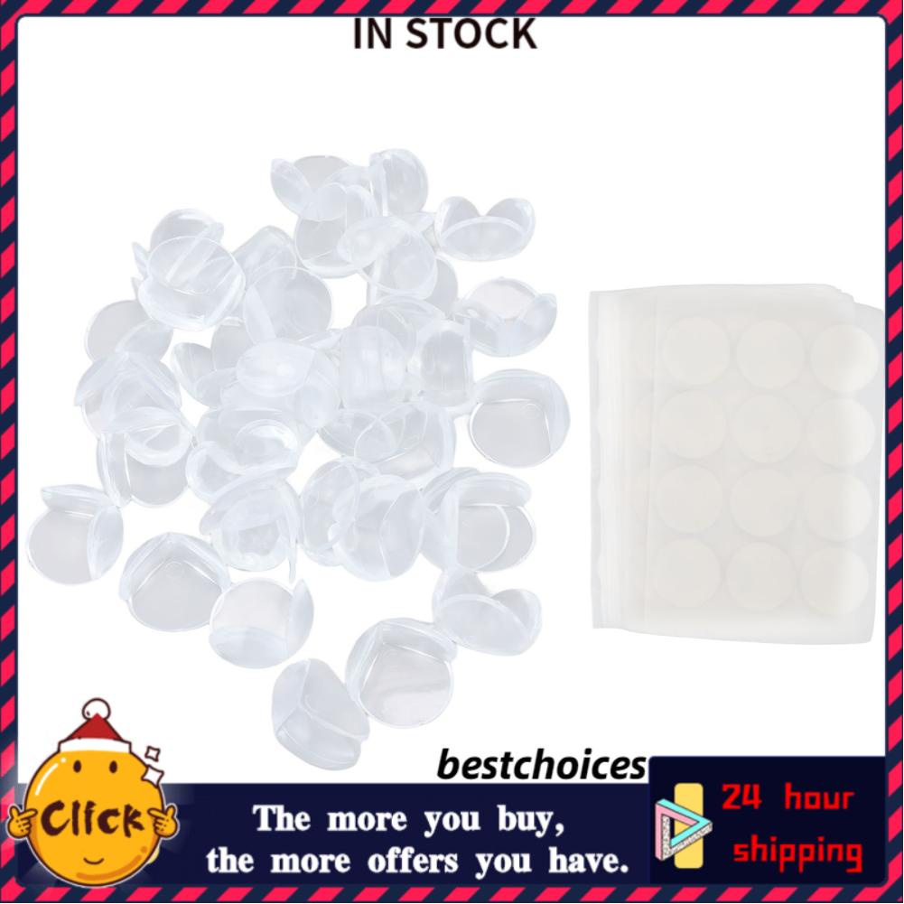Bestchoices 40Pcs Table Corner Guard Transparent Plastic Collision ...