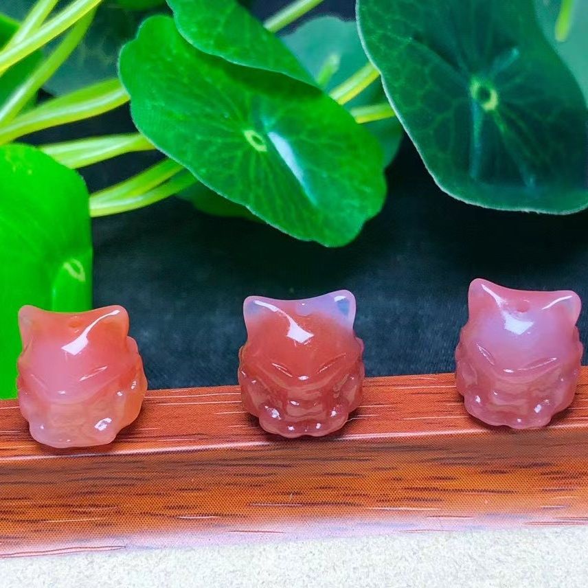 Salt source agate three-dimensional nine-tailed fox | Shopee Philippines