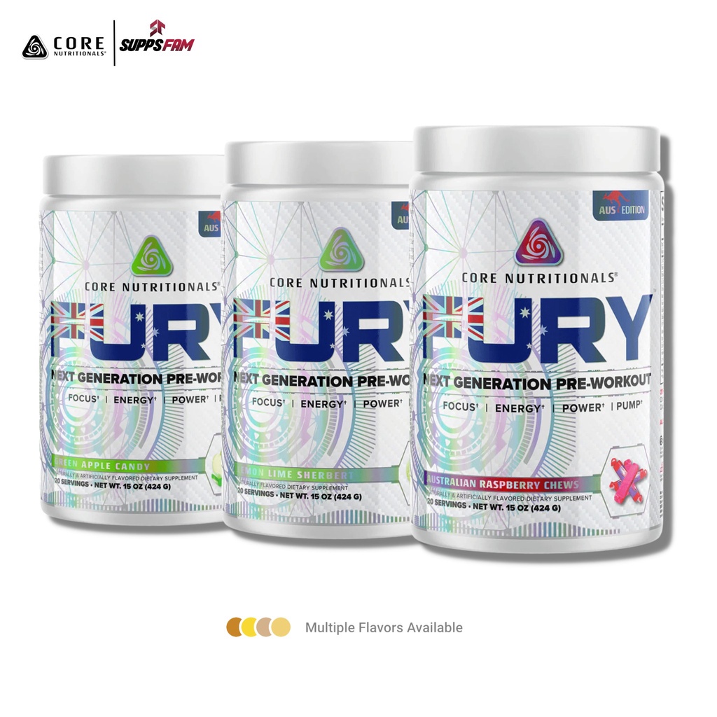 Core Fury Australian Next Generation Pre-Workout 424g | Shopee Philippines