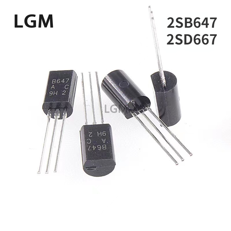 100/50Pcs 2SB647 2SD667 TO-92L B647 D667 Transistor Audio Matching Triode NEW | Shopee Philippines