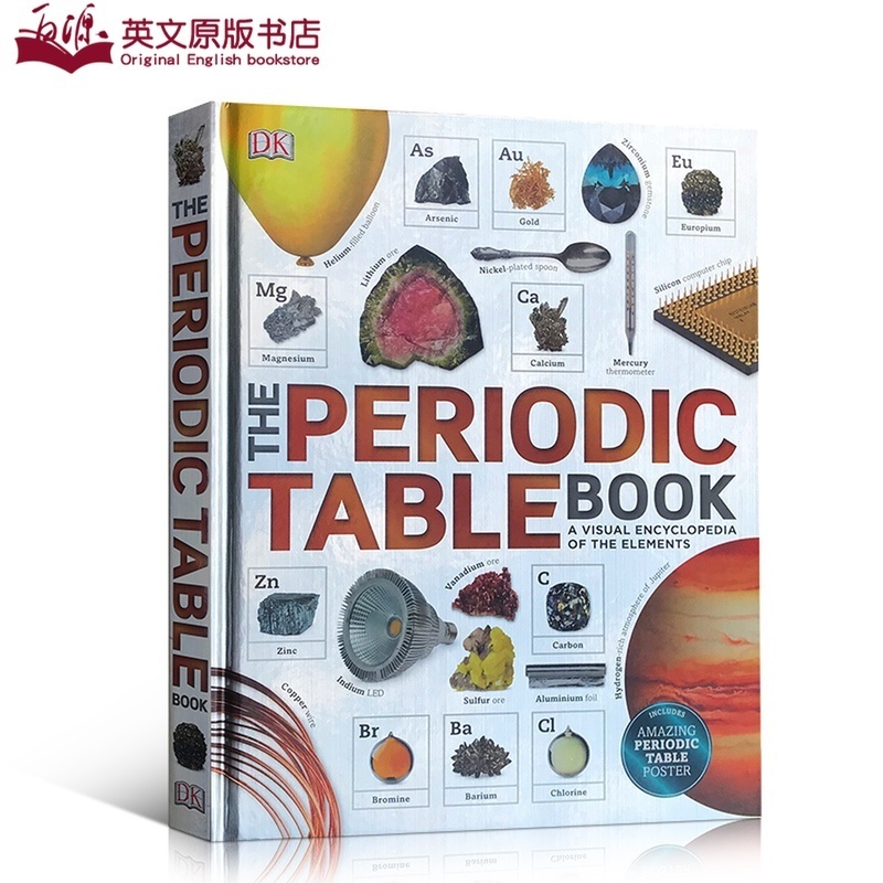 English original The Periodic Table Book DK periodic table encyclopedia ...