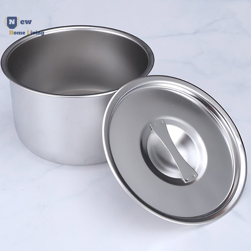 NHL> 304 Stainless Steel Rice Bowl With Lid Soup Bowl Steamed Rice Bowl ...