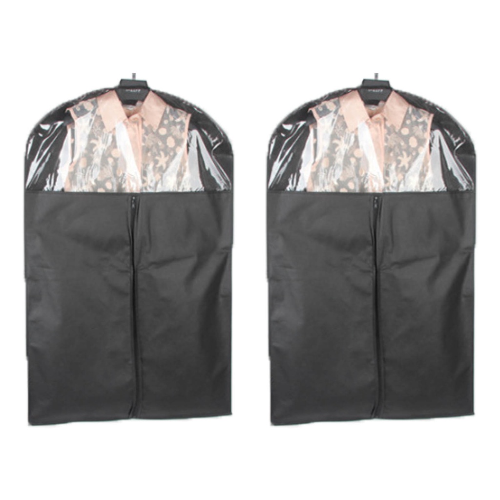 2PCS 120x60cm Clothing Covers Non Woven Fabrics with Transparent Window ...