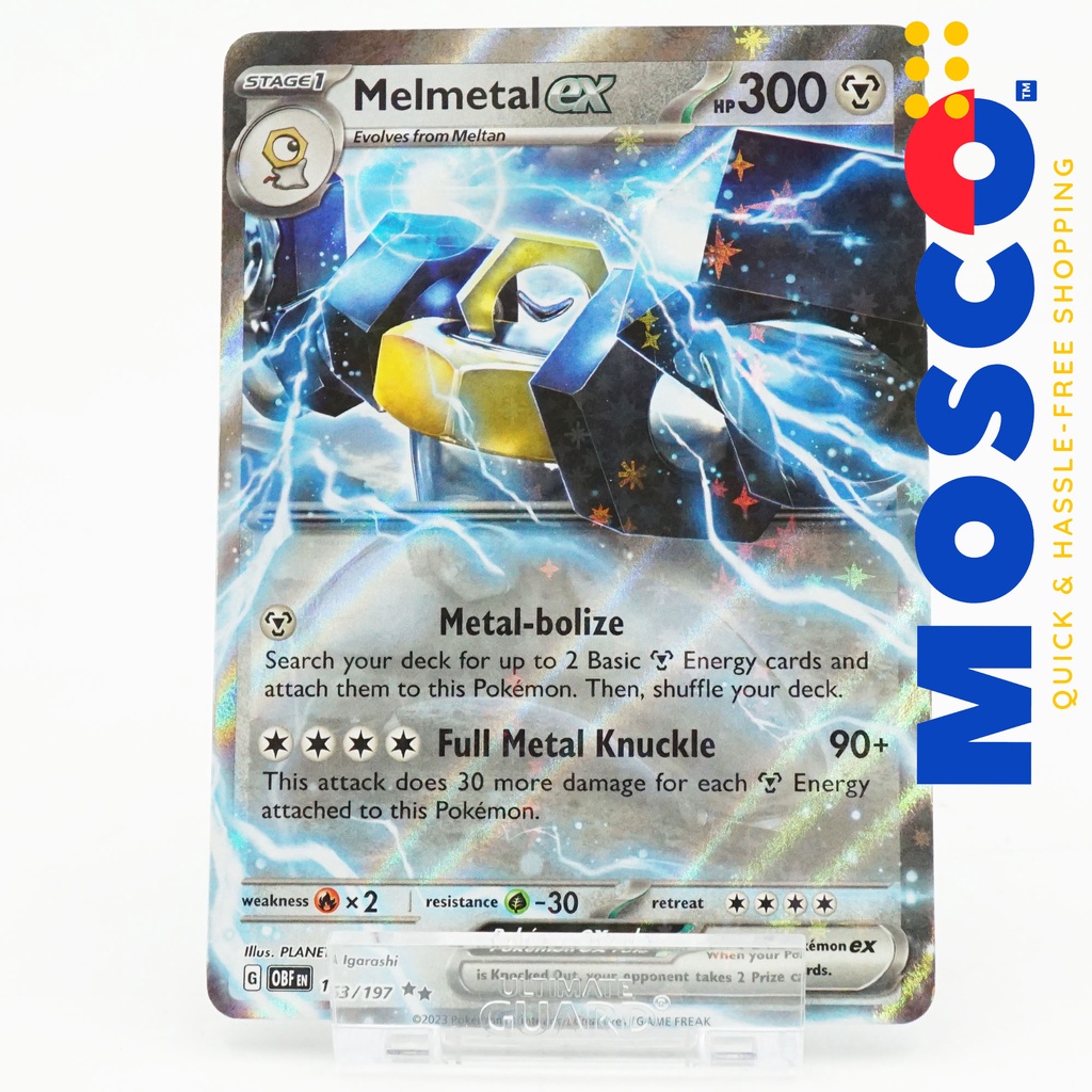 Melmetal ex - 153/197 - Ultra Rare Obsidian Flames | Pokemon TCG ...