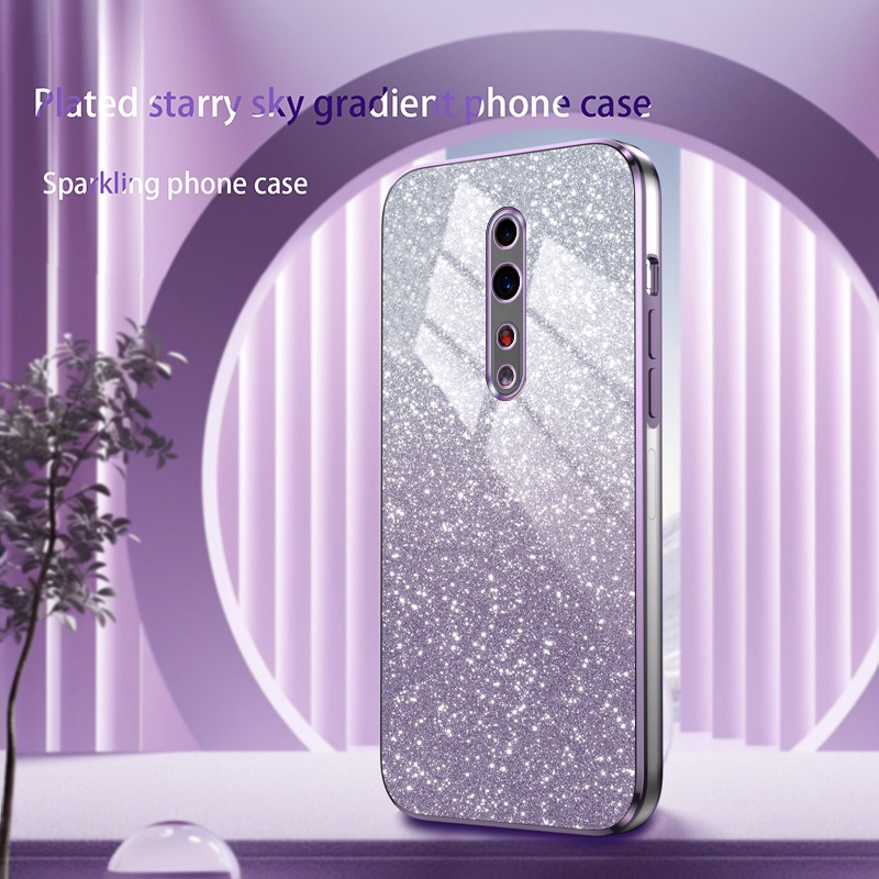 For OPPO Reno Z Case Shockproof TPU Electroplated Glitter Phone Casing ...