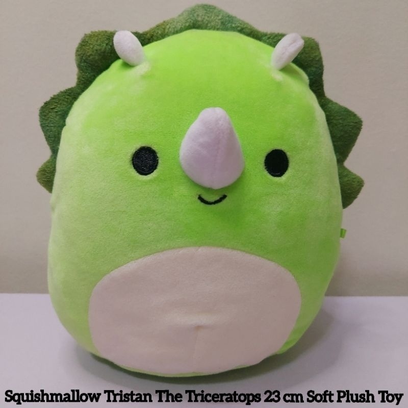 Squishy Tristan The Triceratops Squishmallows 23 cm Soft Stuffed Toy ...