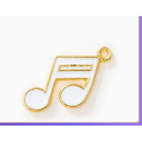 Musical Note Pendant Vintage Theme Charms Notation Beads Symbol Girl ...