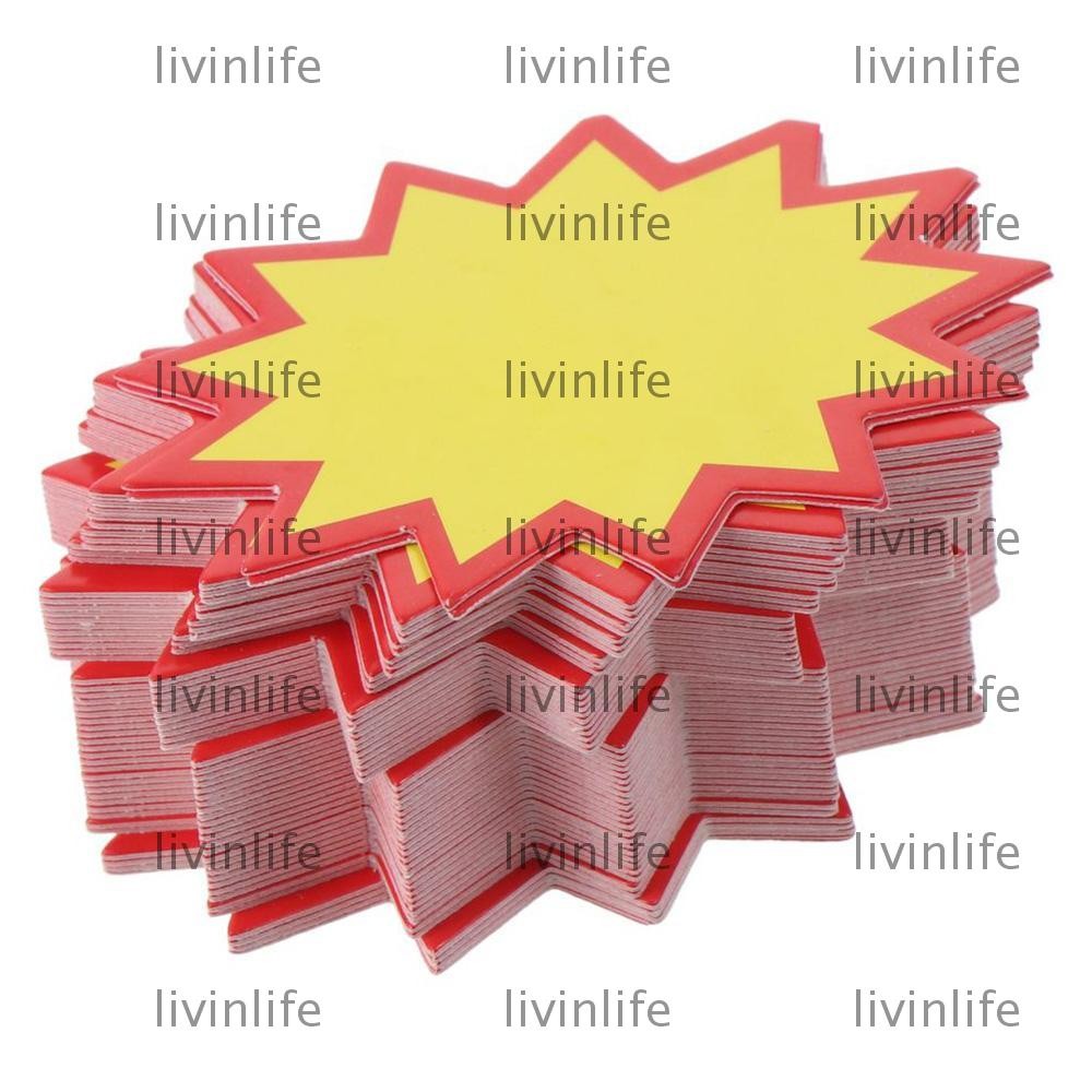LIVINLIFE Advertising Paper, Paper 2*2.75 Inch Explosive Stickers ...