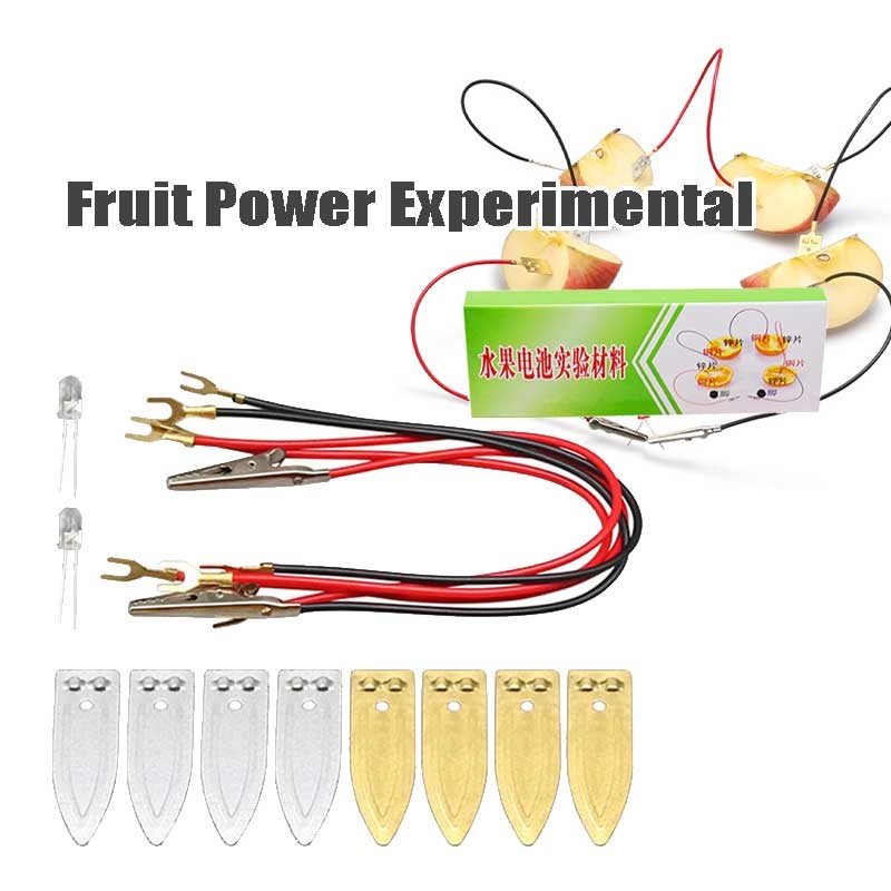 Cola Fruit Battery Experiment Set Fruit Electrode Material Copper Sheet ...