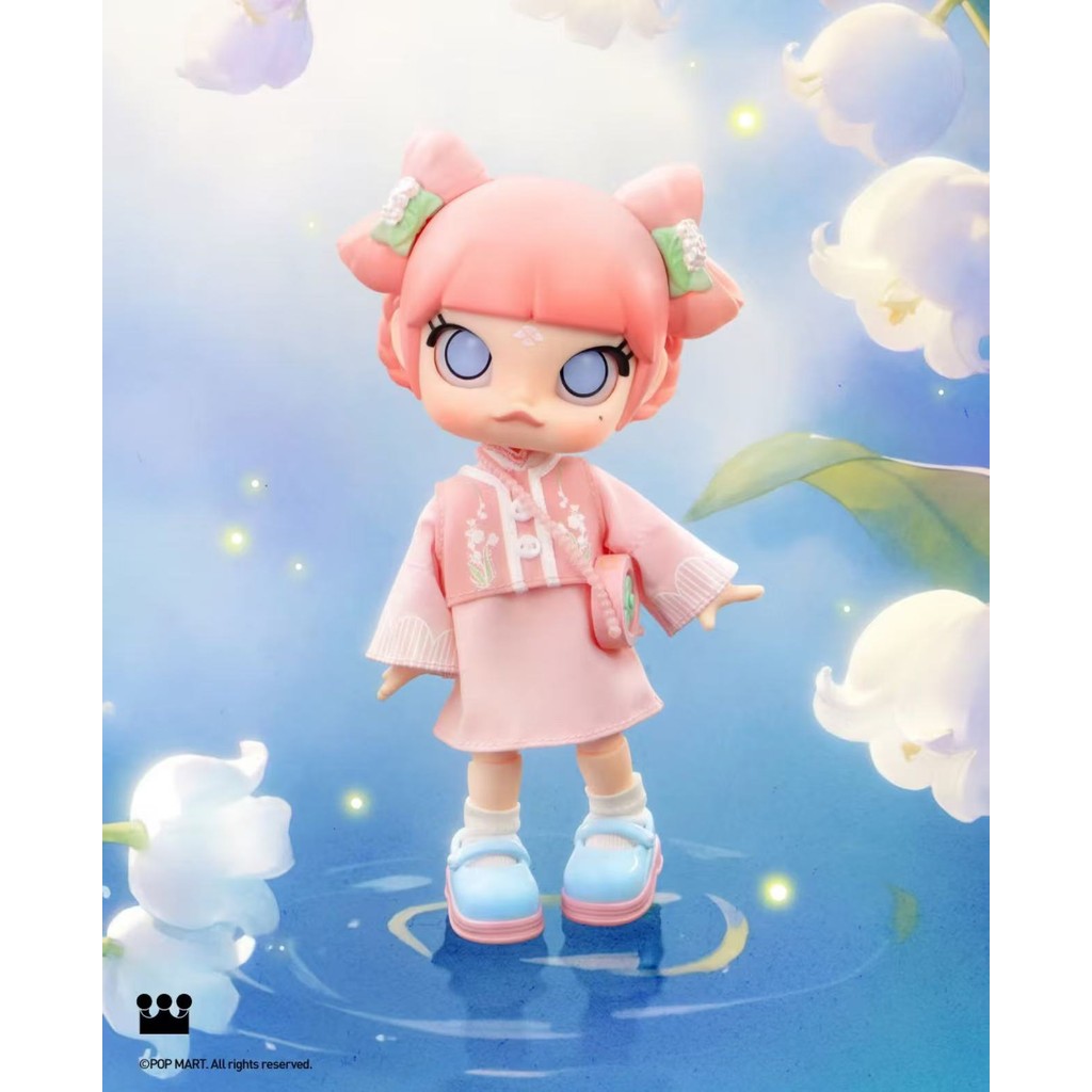 Officials genuine popmart molly LILY OF THE VALLEY popmart molly Orchid ...