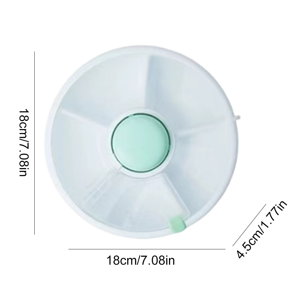 Snack Spinner Rotating Snack Box Portable Snack Storage Box for Snack ...
