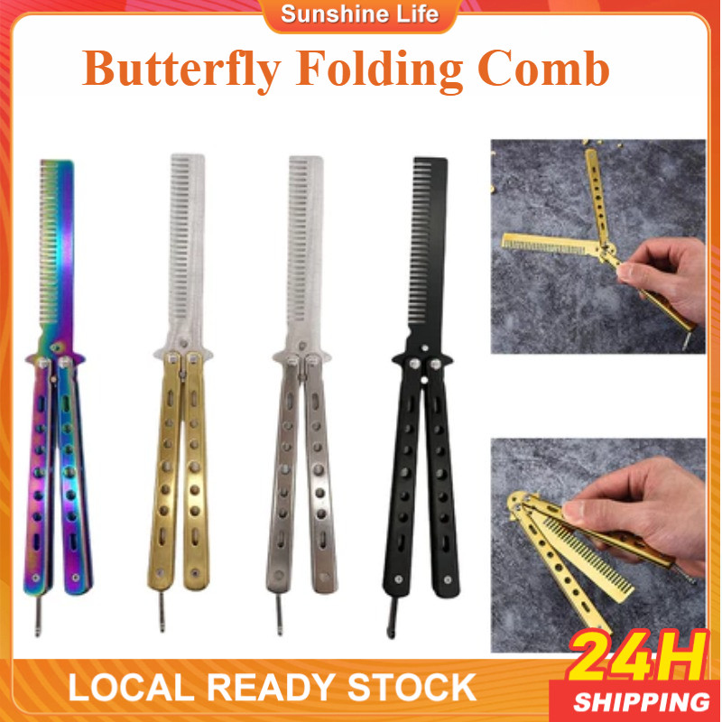 Stainless Steel Butterfly Comb Butterfly Trainer Metal Shape Portable ...