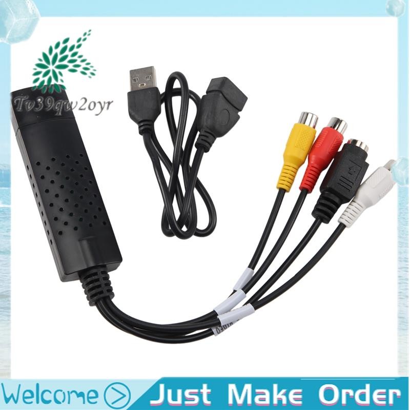 【Tv39qw2oyr】Easycap USB 2.0 Easy Cap Video TV DVD VHS DVR Capture Adapter Easier Cap USB Video ...