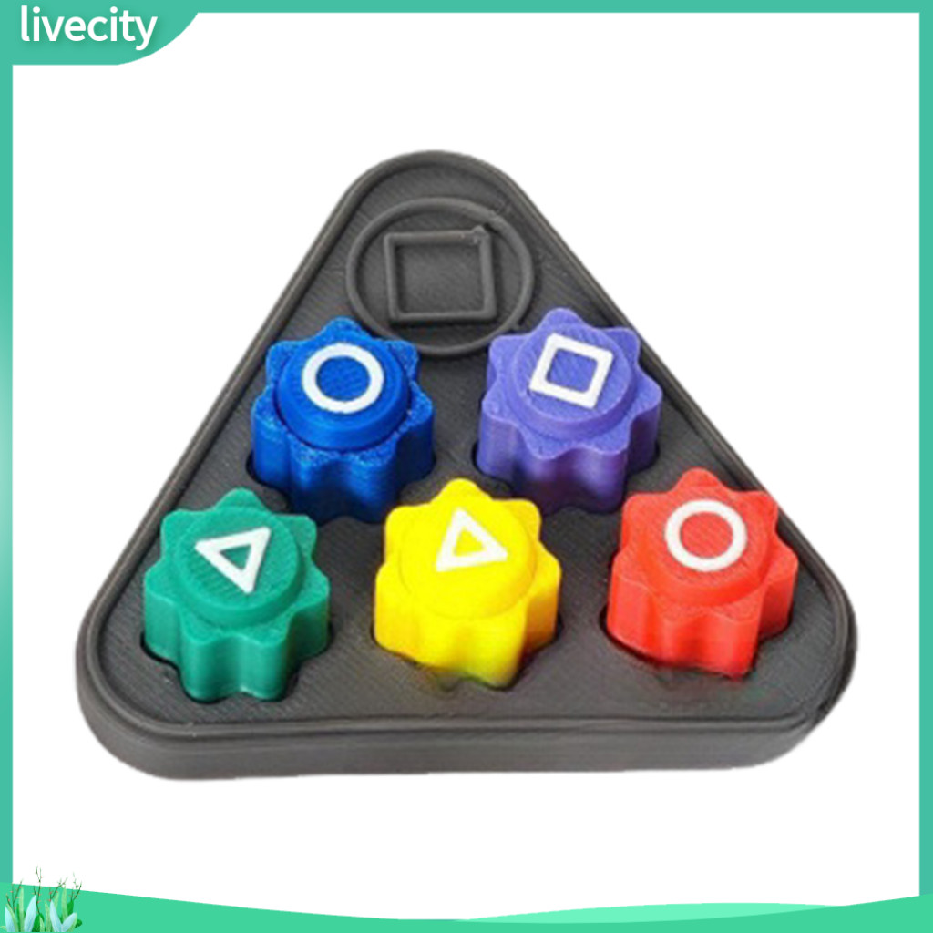 livecity| Family Night Stone Game Colorful Pebble Toy Korean ...