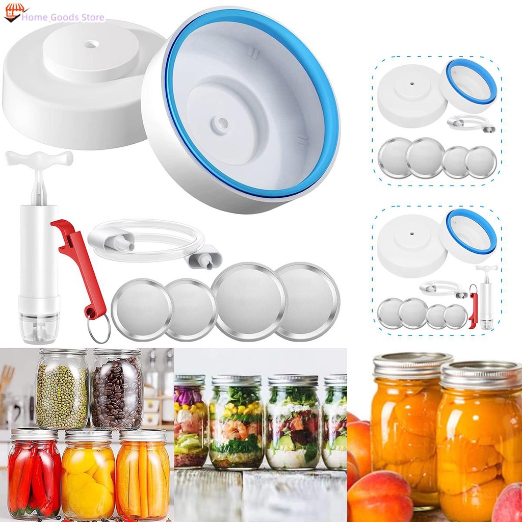 Mason Jar Vacuum Sealer Kit Mason Jar Vacuum Sealing Machine Food ...