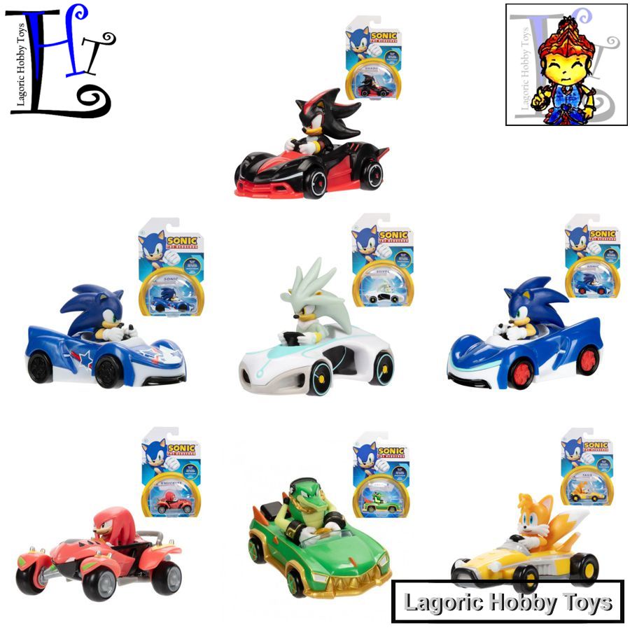 Die Cast Sonic the HedgeHog Vehicle Racers Original Varian Mix LHT1 ...