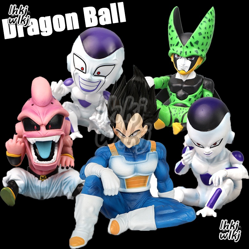 Dragon Ball Action Figure Vegeta Wink01 Cell Majin Buu Frieza Sitting ...