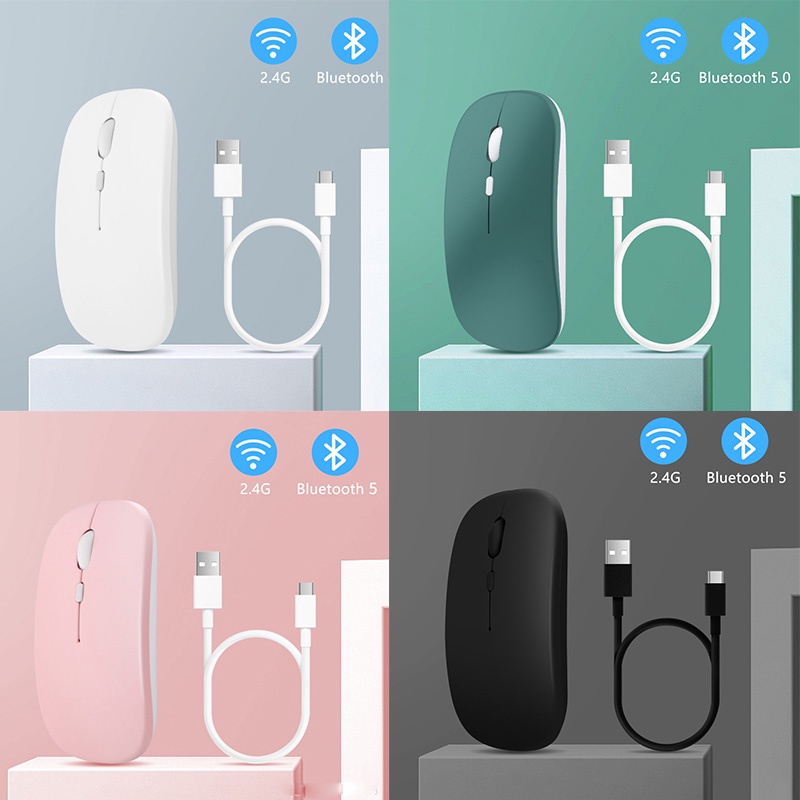 (PH Stock)New arrive Bluetooth Wireless Mute Slim Mouse For iPad iOS ...