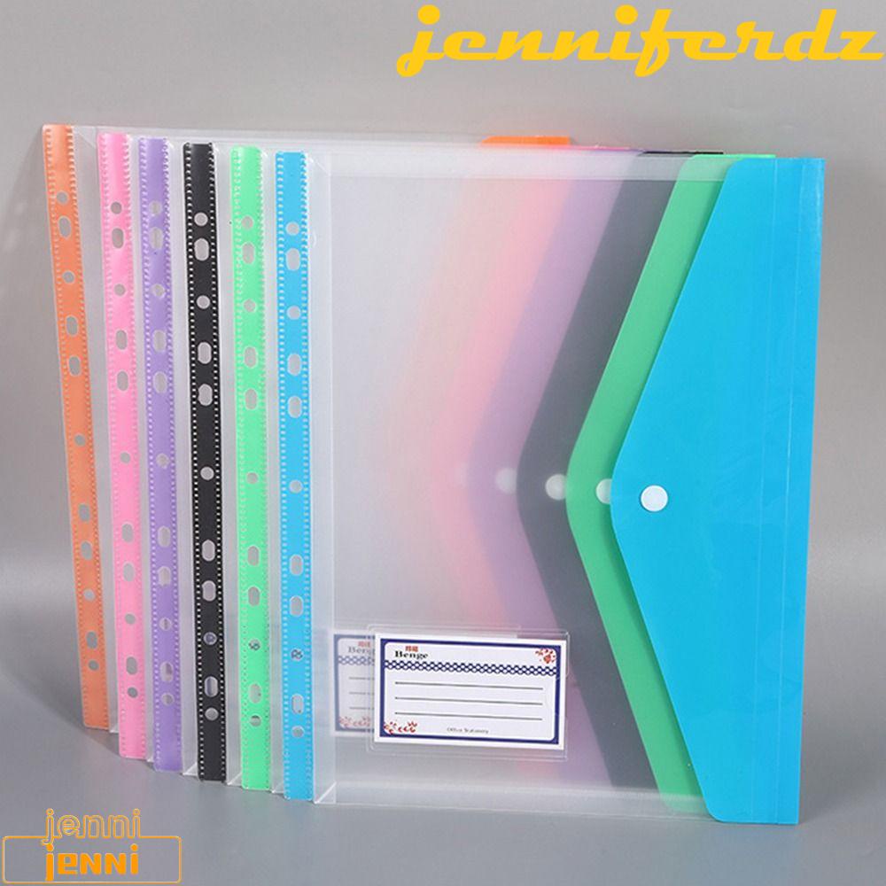 JENNIFERDZ 6pcs A4 File Folders Wallets, Document Organiser Paper ...