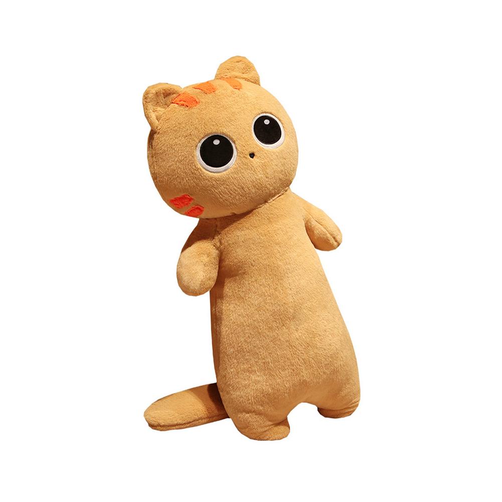 Cartoon Cat Doll Cute Plushie Plush Soft Cat Animal Black Stuffed ...