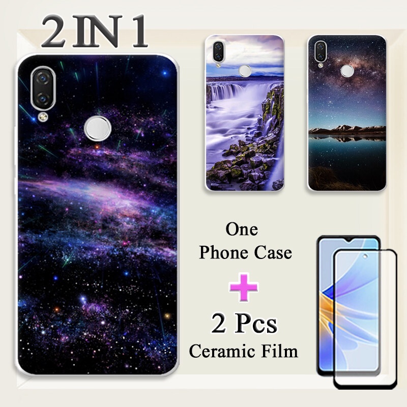 2 IN 1 For Huawei Nova 3i Phone Case With Ceramic Protector Screen ...