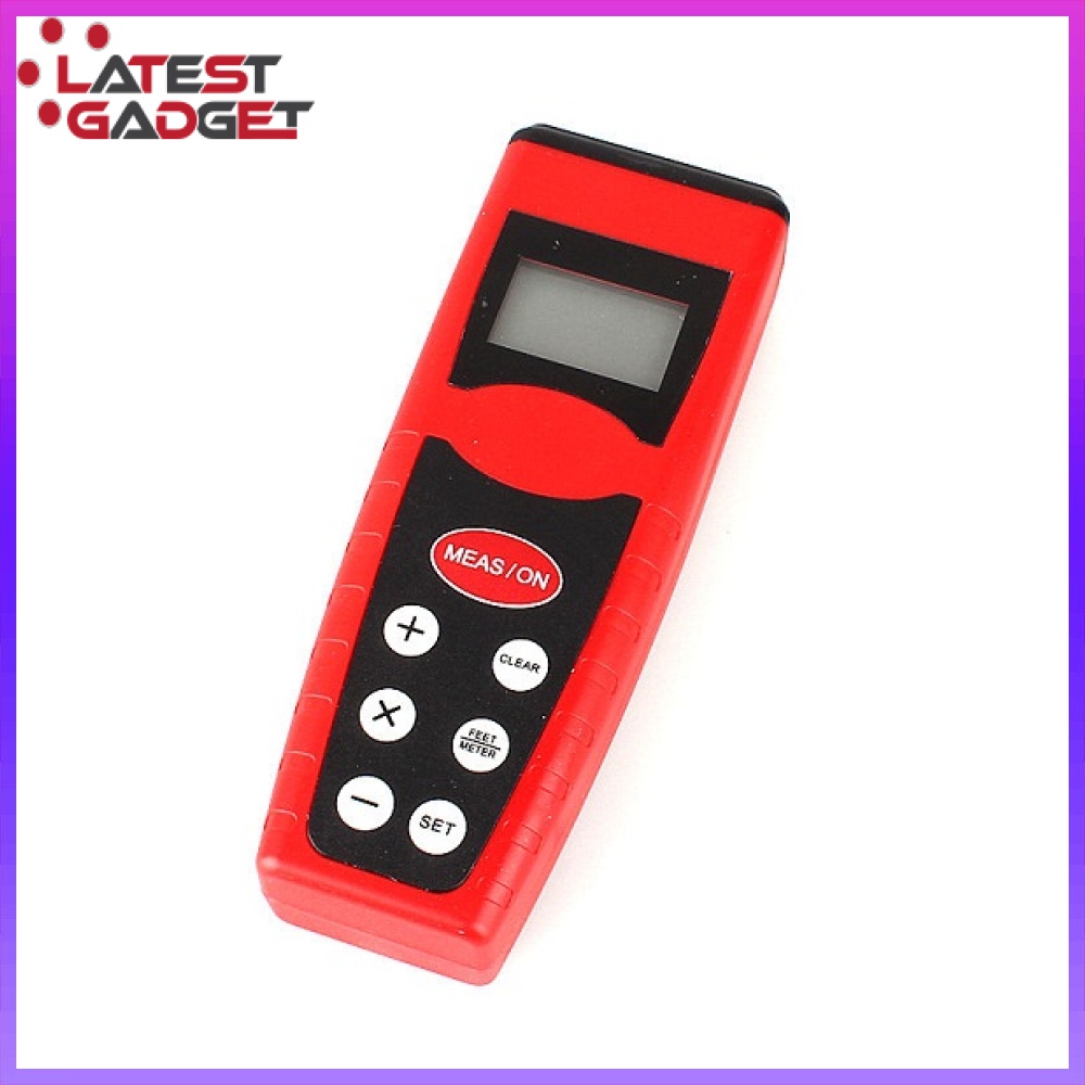 LatestGadget 18 Meters Ultrasonic Distance Measurer With Laser Point ...