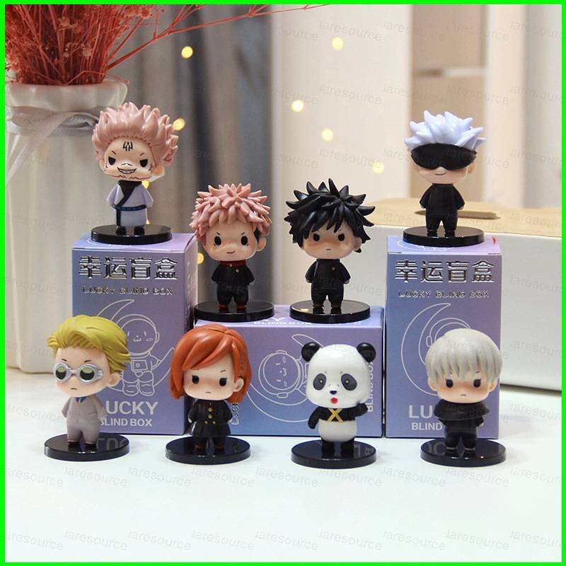 Hobby 8pcs Jujutsu Kaisen Action Figure Yuji Satoru Megumi Panda Nanami ...