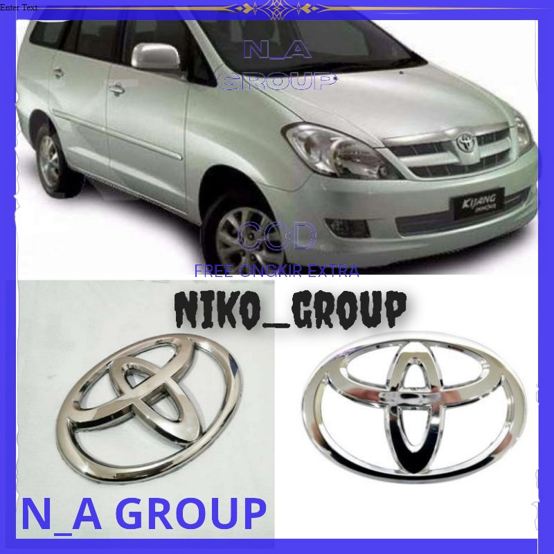 Old Innova front Toyota Logo Emblem 2004-2007 | Shopee Philippines