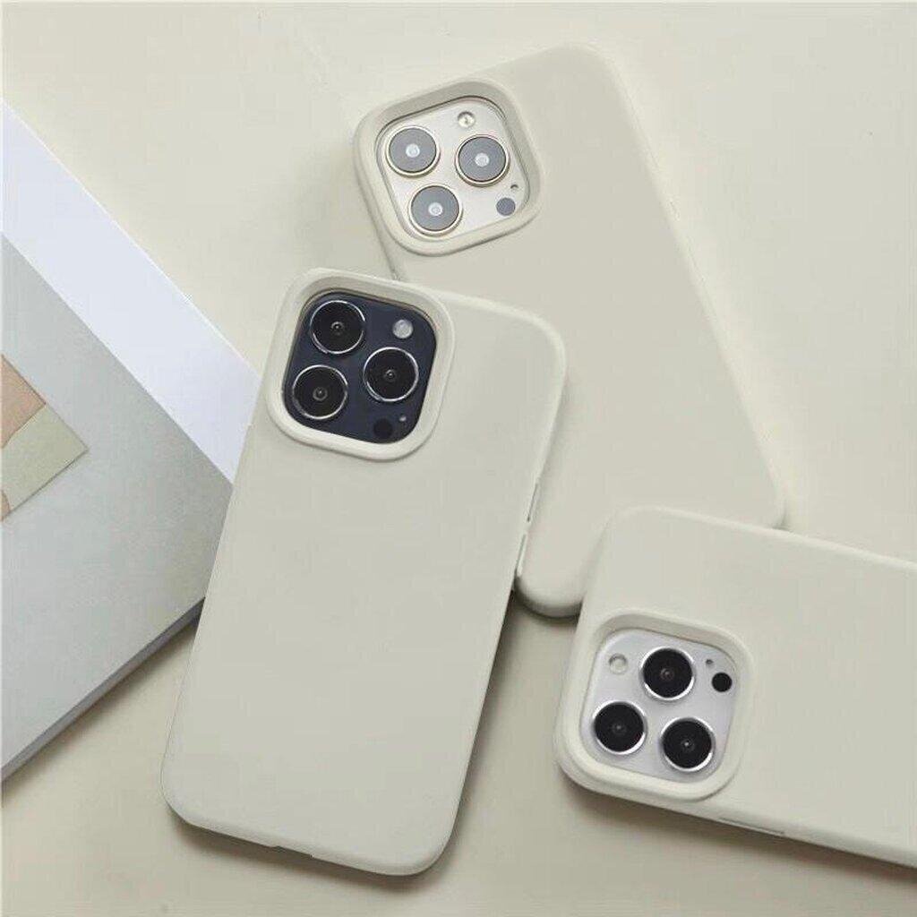 Premium Silicone Case Iphone (Soft Cream) | Shopee Philippines